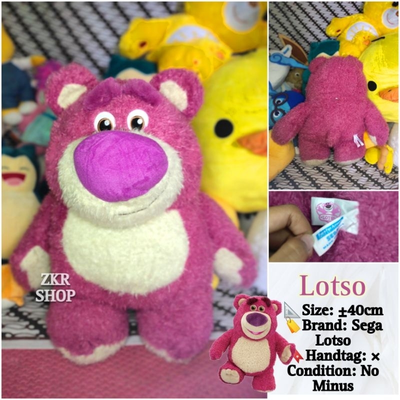 Jual BONEKA TOY STORY ORIGINAL D1SNEY/SEGA SOFTOY (Lotso, Woody, Jessie ...
