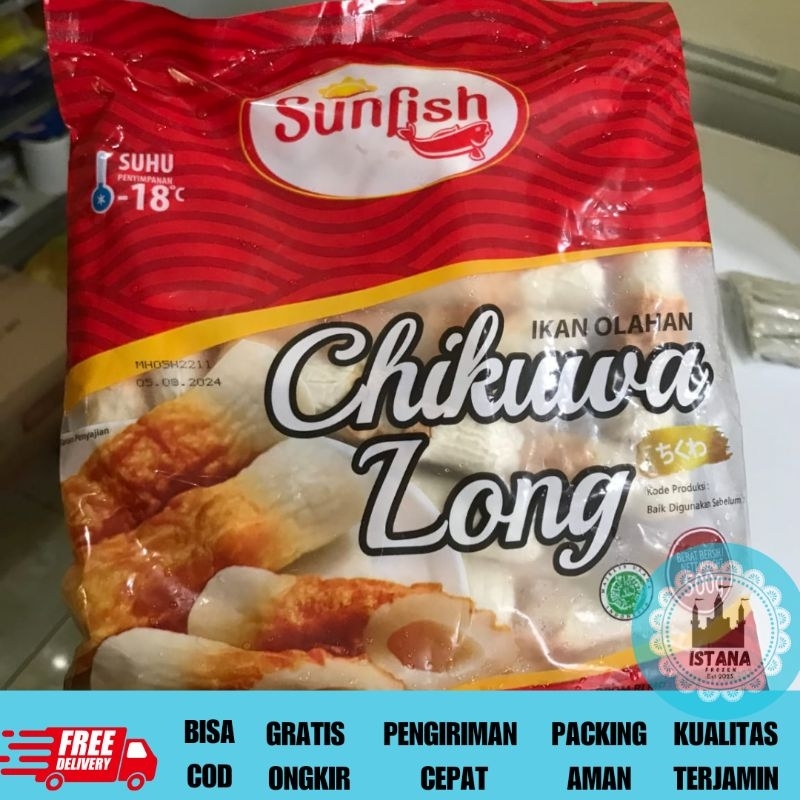 Jual SUNFISH CHIKUWA LONG 500 GRAM | Shopee Indonesia