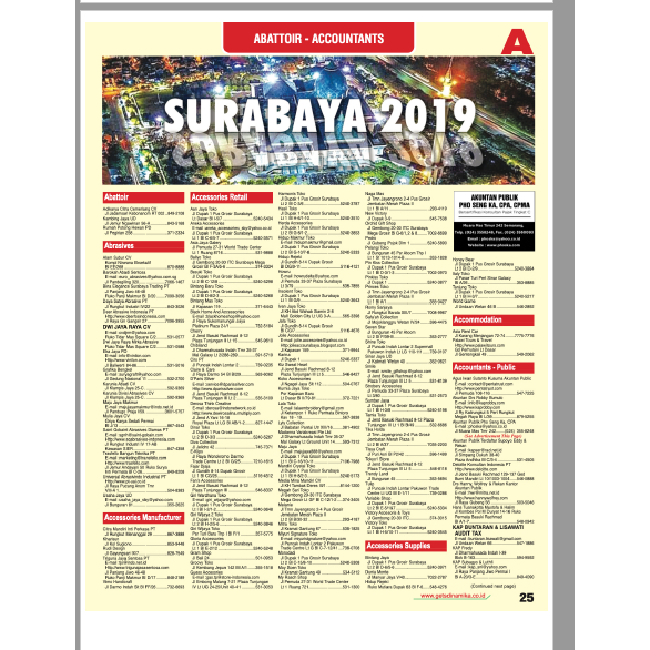 Jual Buku telepon Yellow Pages (file PDF, soft copy) JAKARTA, SURABAYA ...