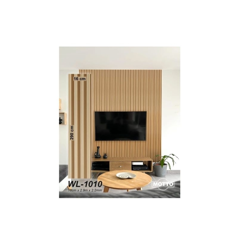 Jual Panel Dinding WPC / Background TV / Wood Panel | Shopee Indonesia