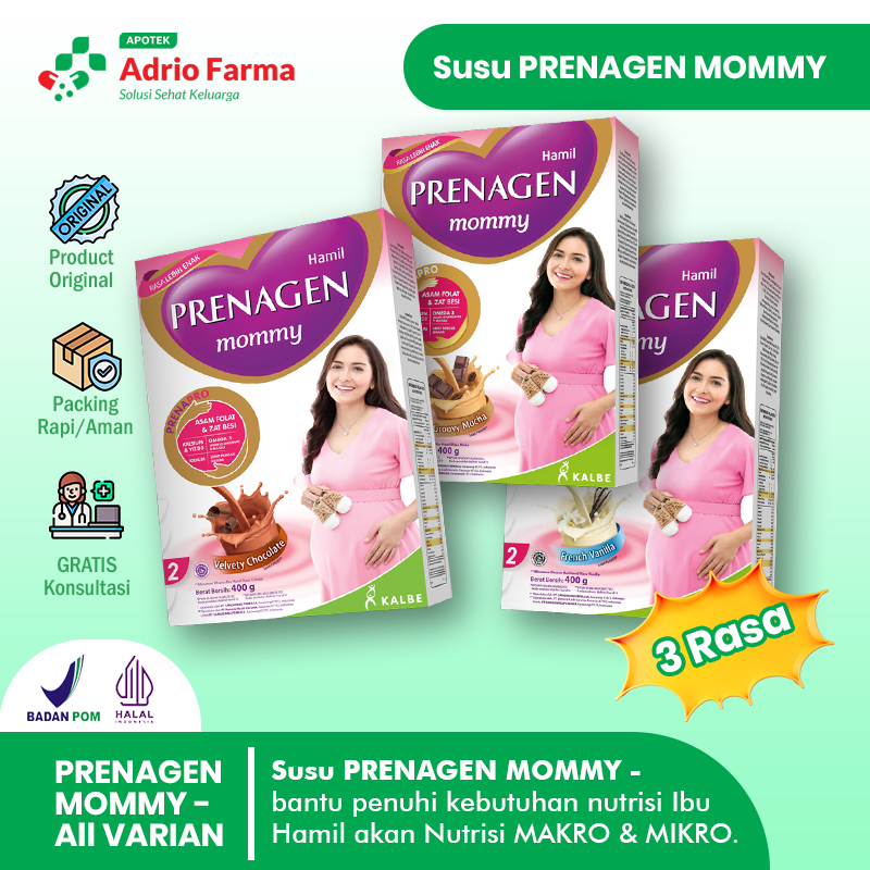 Jual Susu PRENAGEN - MOMMY Box @ 200Gram - Varian Rasa VANILA / COKELAT / MOCHA - Susu Nutrisi ...