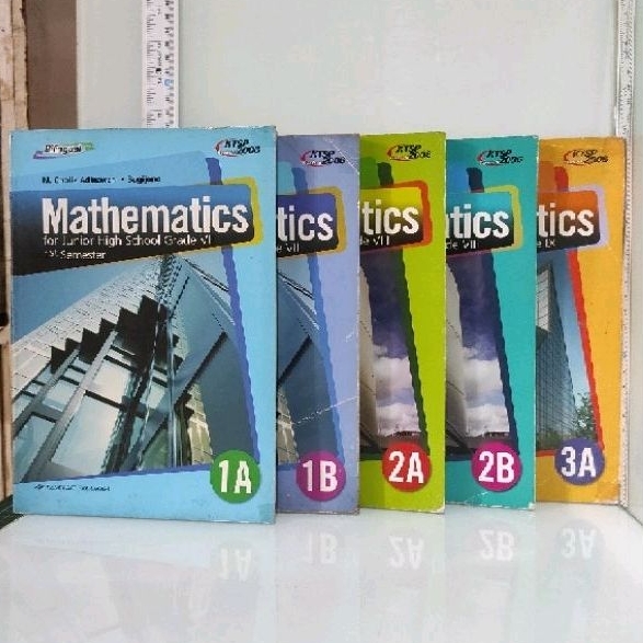 Jual Mathematics for Junior High School Grade VII VIII IX 1A/1B/2A/2B ...