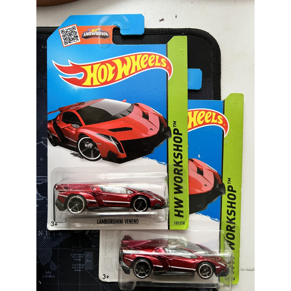 Jual Hotwheels HW Hot Wheels Lamborghini Veneno Merah Red Ori Langka ...