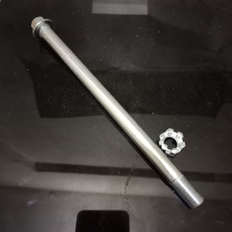 Jual as roda belakang motor supra jupiter z baut as belakang tiang as ...