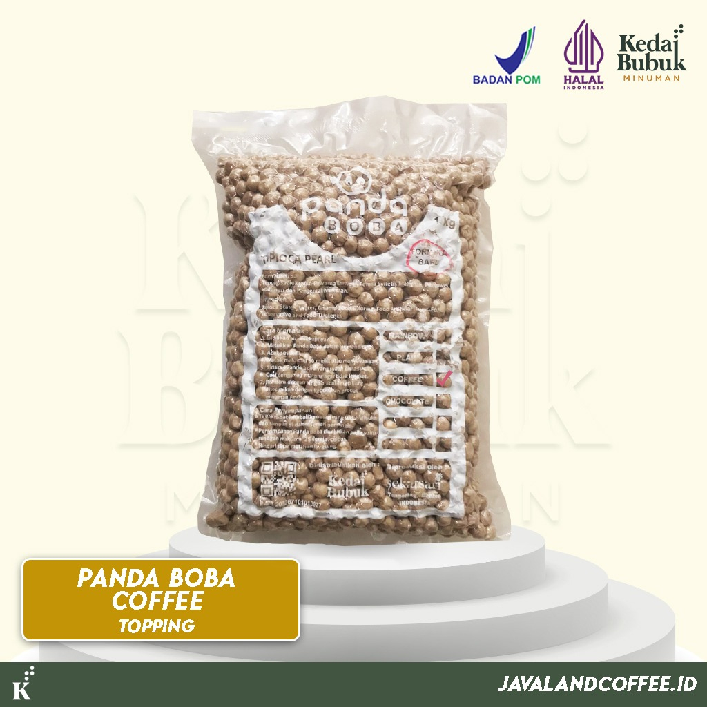 Jual Panda Boba Bubble Tapioca Pearl Coffee / Topping Boba Rasa Kopi ...