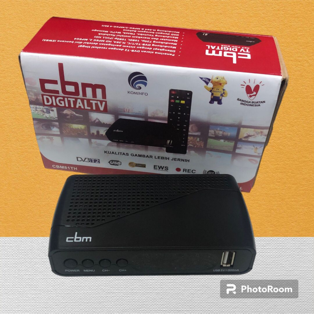 Jual SET TOP BOX STB DVB-T2 CBM 81THDIGITAL RECEIVER TV | Shopee Indonesia