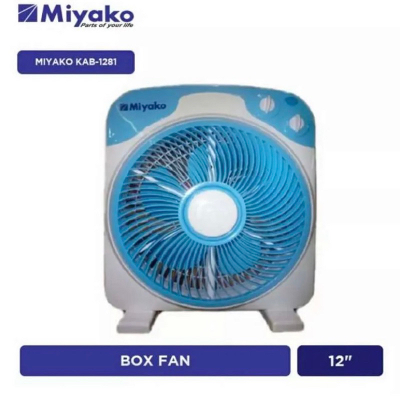 Jual KIPAS ANGIN KOTAK MIYAKO ELEKTRIK KAB1281 / BOX FAN MIYAKO KAB ...