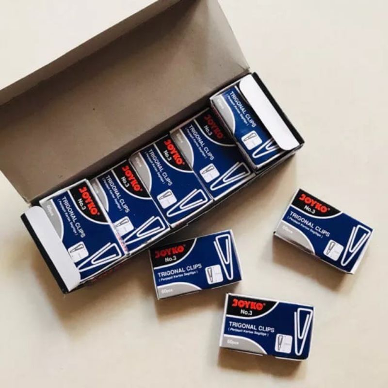 Jual (10 pcs) Paper Clip No. 3 Joyko / Triagonal Clip Kertas Joyko ... Jual (10 pcs) Paper Clip No. 3 Joyko / Triagonal Clip Kertas Joyko ...