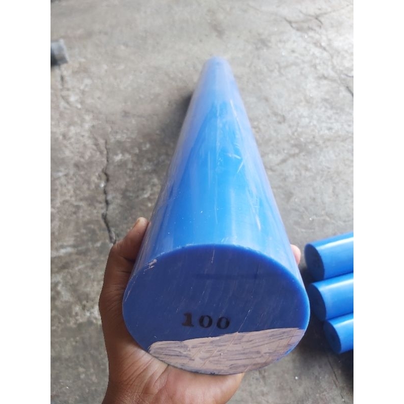 Jual As MC Blue Rod 100mm Panjang 5cm Mono Cast Blue PA Nylon Biru ...