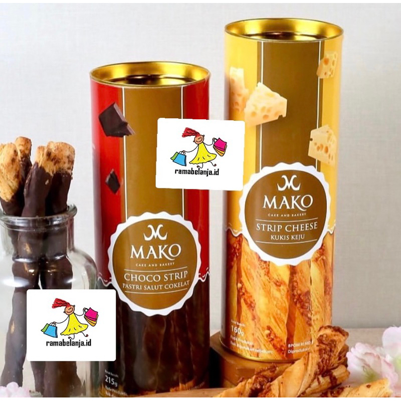 Jual SNACK - MAKO BREADTALK KUKIS STIK KEJU STIK LAPIS COKLAT KALENG ...