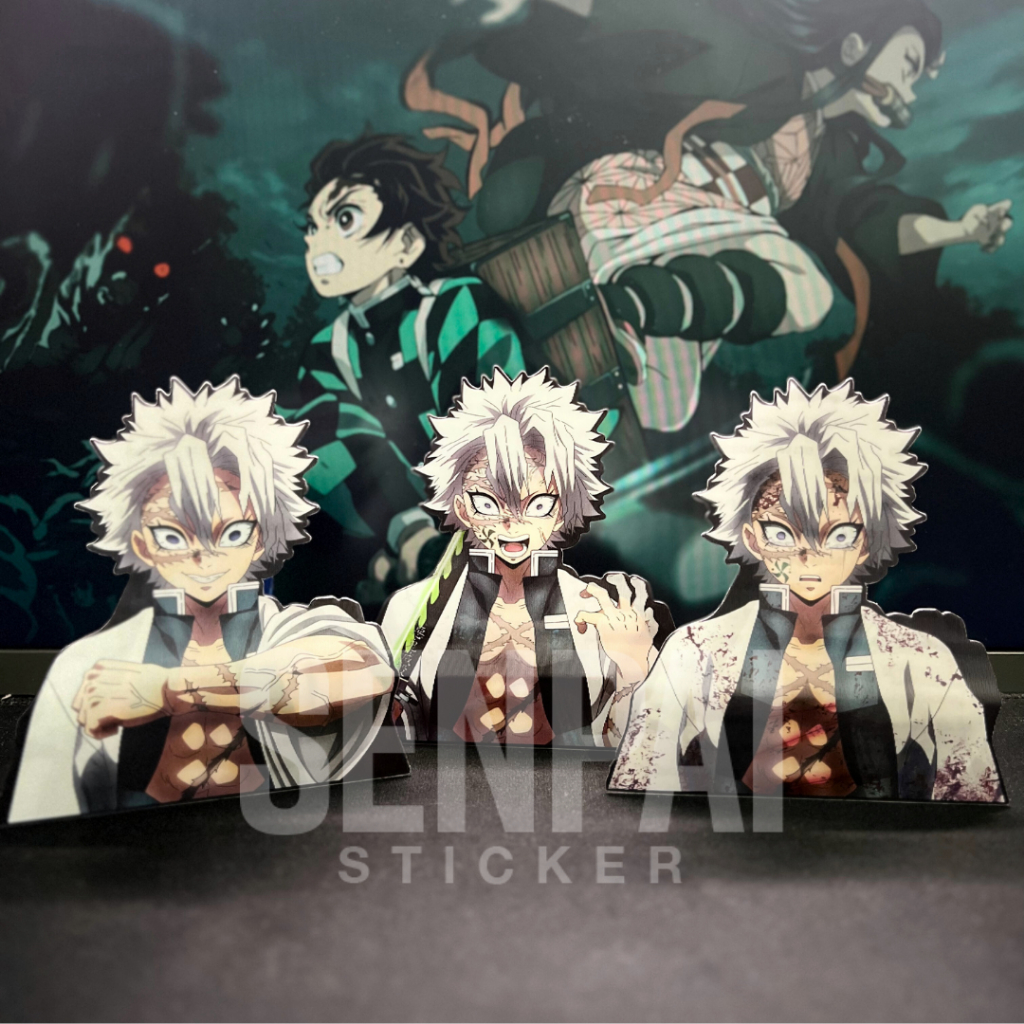 Jual Demon Slayer SENPAI STICKER Stiker Anime 3D TER MURAH Kimetsu no ...