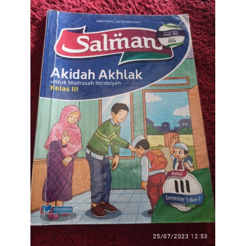 Jual buku Salma akidah akhlak kelas 3 MI | Shopee Indonesia