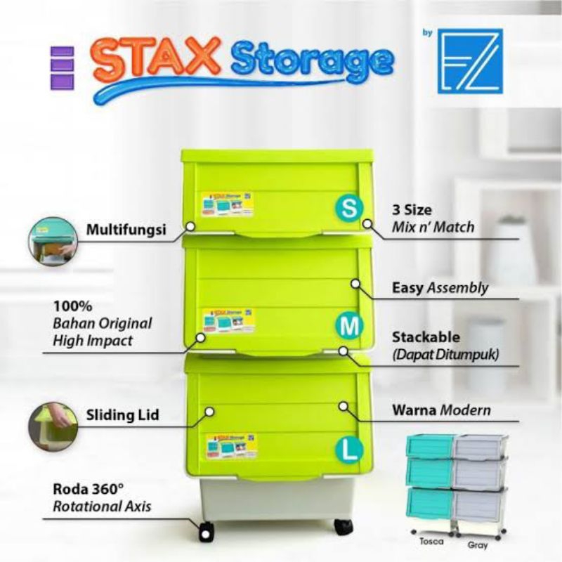 Jual Stax Box 3 Susun Serbaguna | Shopee Indonesia