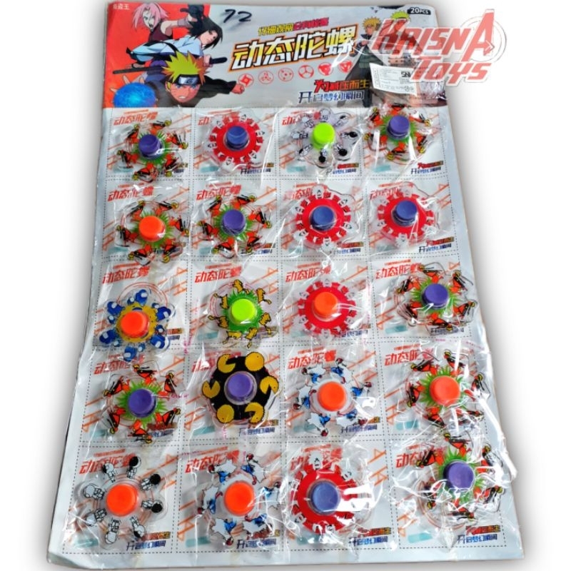 Jual MAINAN ANAK SPINNER KARAKTER KEREN/SPINING TOYS isi 20pcs/Lembar ...