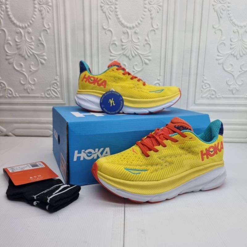 Jual Running Shoes Hoka Clifton 9Sepatu Lari Pria Dan Wanita Model ...