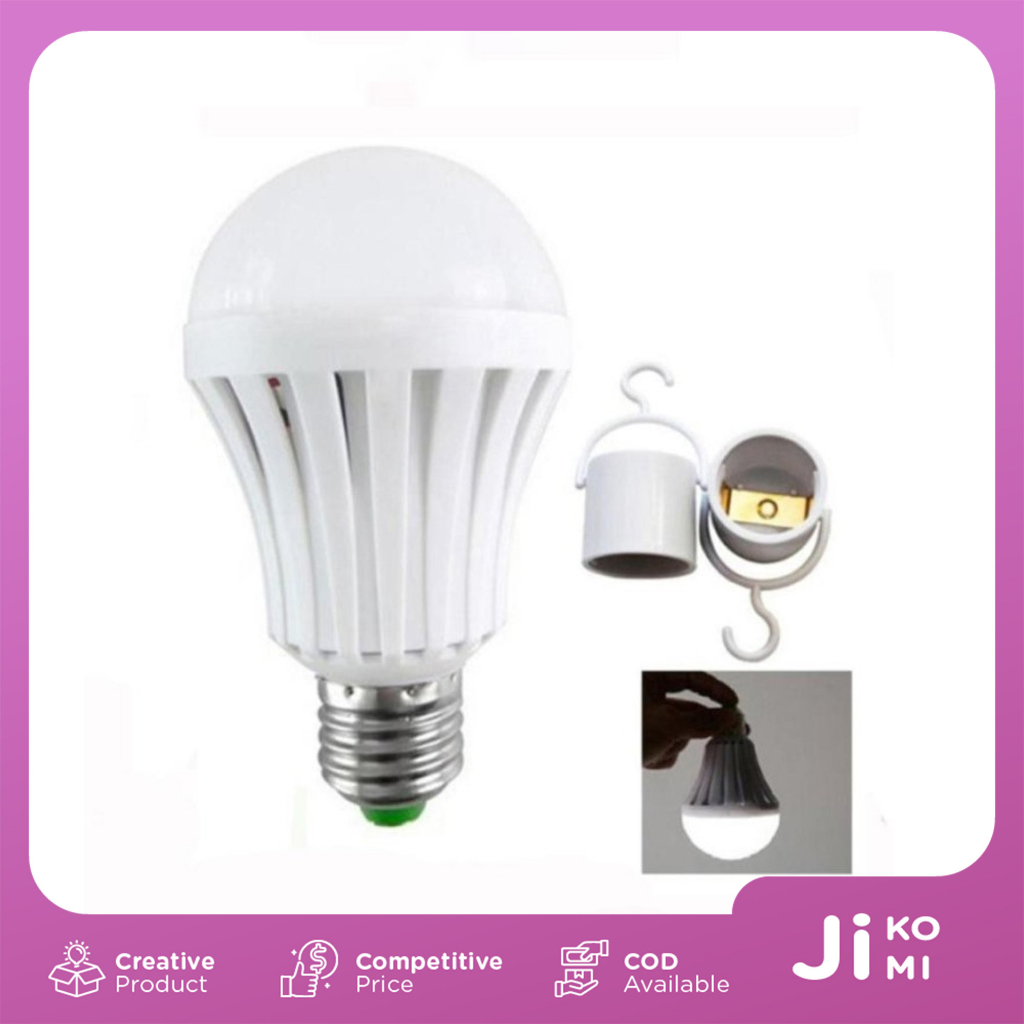 Jual Lampu Bohlam Emergency LED SX-15W Sentuh Nyala Cahaya Putih - JI ...