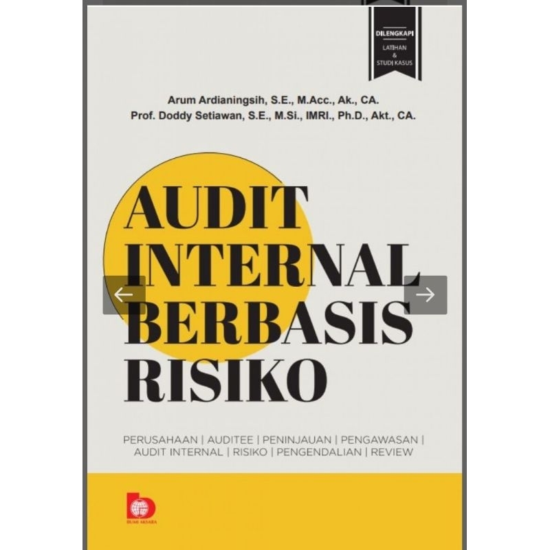 Jual Audit internal berbasis resiko - Arum Ardianingsih | Shopee Indonesia Jual Audit internal berbasis resiko - Arum Ardianingsih | Shopee Indonesia
