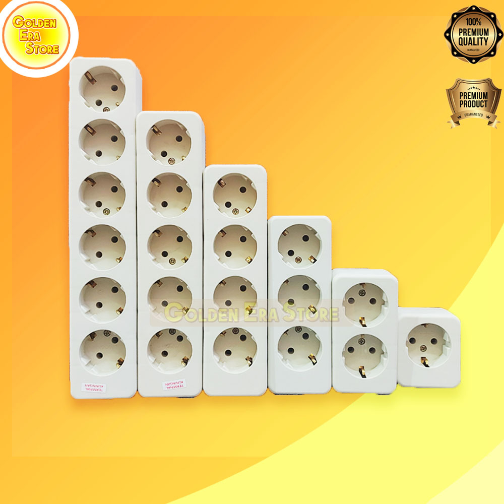 Jual UTICON Stop Kontak Arde 1 2 3 4 5 6 Lubang / Terminal Kuningan / Colokan Listrik / | Shopee ...