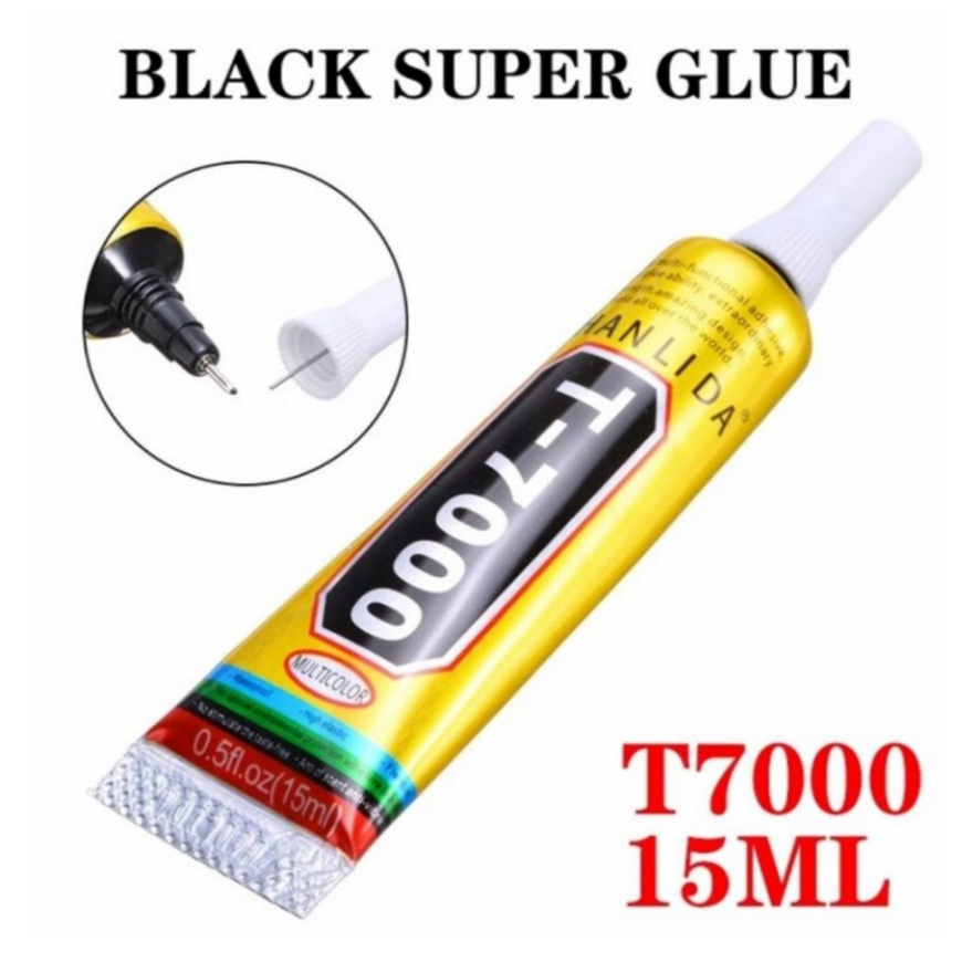 Jual LEM LCD TOUCHSCREEN T7000 15ML MULTI PURPOSE ADHESIVE LEM SERBAGUNA hitam | Shopee Indonesia