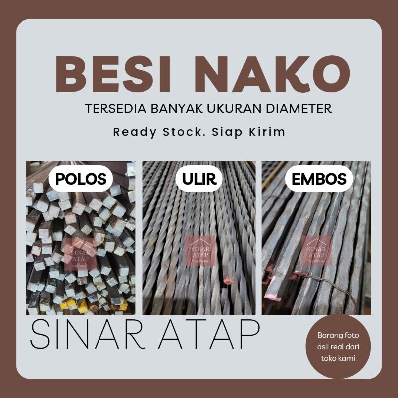 Jual Besi Nako 12 mm panjang 6 Meter | Shopee Indonesia