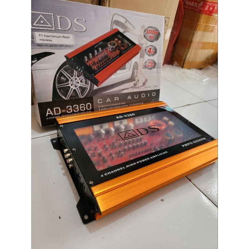 Jual Power Amplifier ADS AD - 3360 4channel 60.000watts | Shopee Indonesia