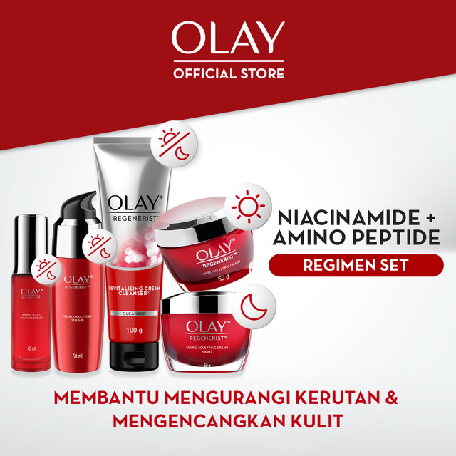 Jual Olay Regenerist Set Niacinamide Skincare Antiaging - Cream ...