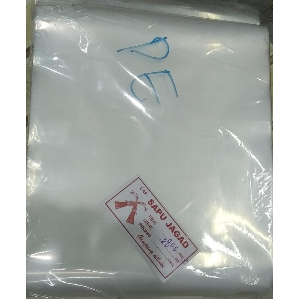 Jual Plastik Bungkus Ikan Plastik Roll PE Tebal 0.5 Lebar 20 cm ...