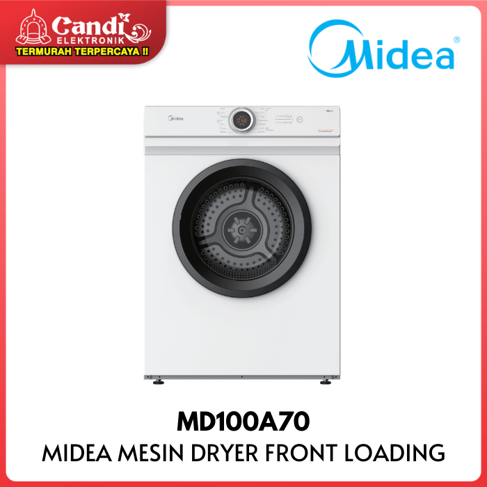 Jual MIDEA MESIN PENGERING MD100A70 7 KG FRONT LOADING 1 TABUNG MD 100 ...