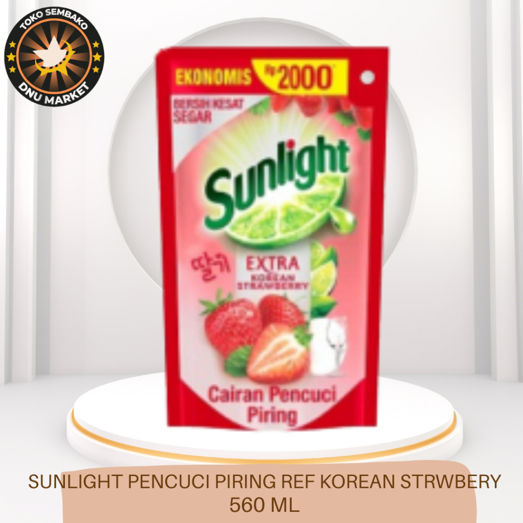 Jual SUNLIGHT | SUNLIGHT CAIRAN PENCUCI PIRING EXTRA KOREAN STRAWBERRY ...