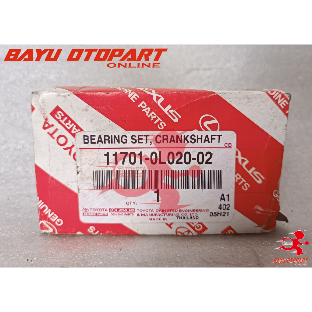 Jual METAL DUDUK STD/BEARING,CRANKSHAFT TOYOTA INNOVA,FORTUNER,HILUX ...
