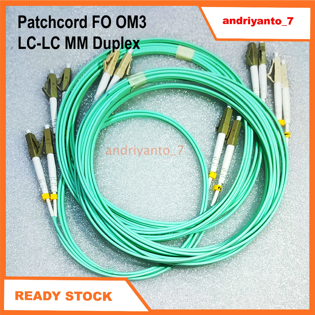 Jual Patchcord FO OM3 LC - LC 2 Meter Multimode Duplex | Shopee Indonesia