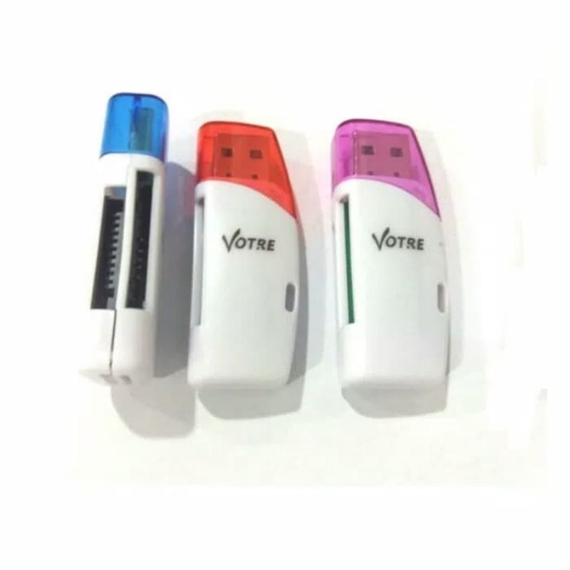 Jual Card Reader USB VOTRE 4 Slot in 1 For MMC Micro SD MiniSD | Shopee ...