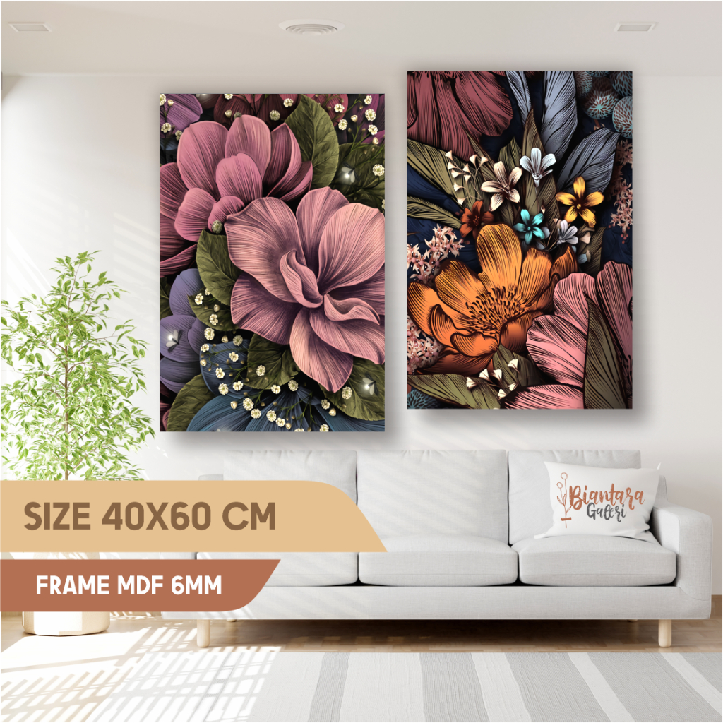 Jual BIANTARA – SUPERJUMBO 40X60 CM Walldecor HIASAN DINDING KAMAR ...