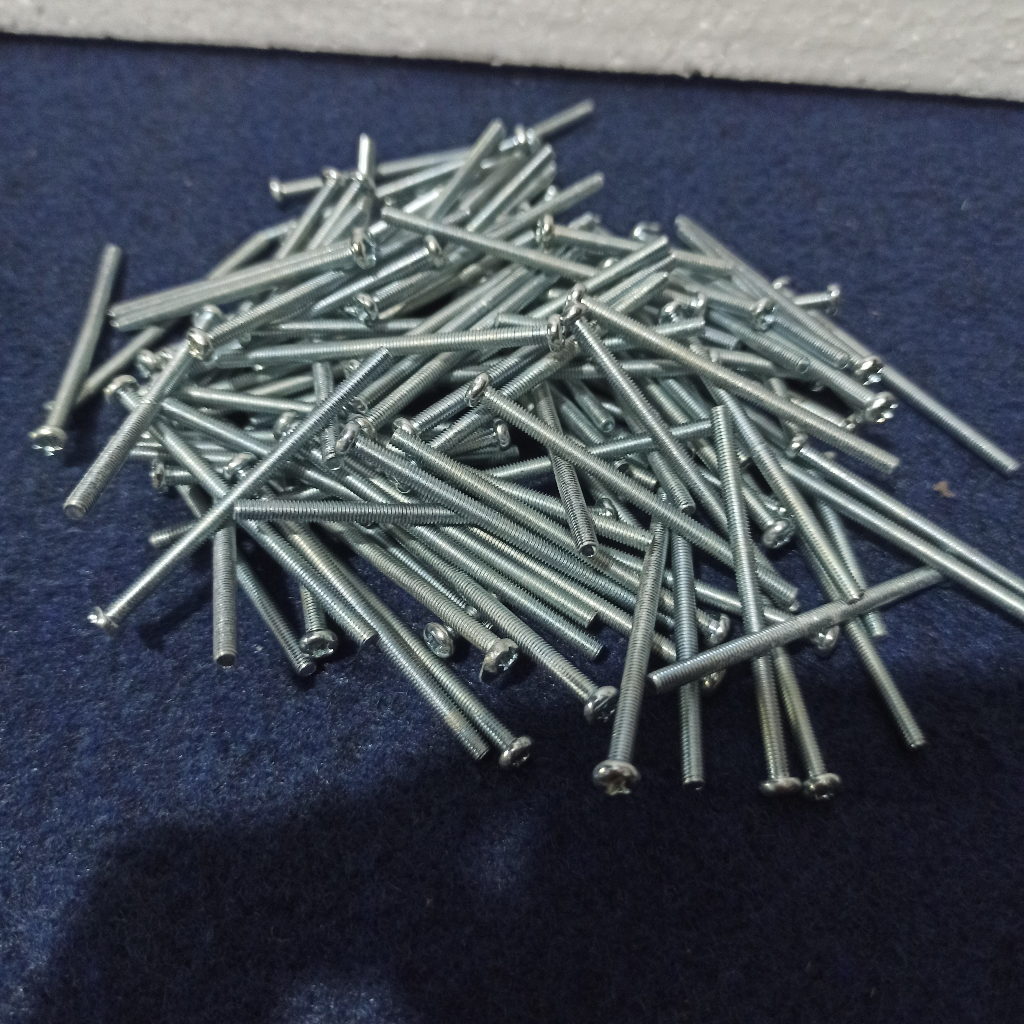 Jual BAUT PANJANG/BAUT PANGKON SEPASANG/TANPA MUR UKURAN 5cm isi 10pcs ...