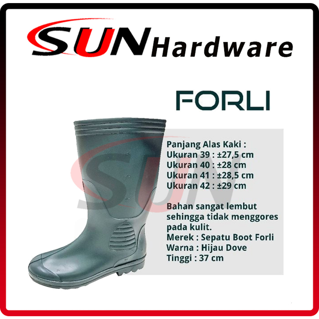 Jual Sepatu Boot Karet Bot Hijau Anti Air anti Slip Banjir Cor Tukang ...
