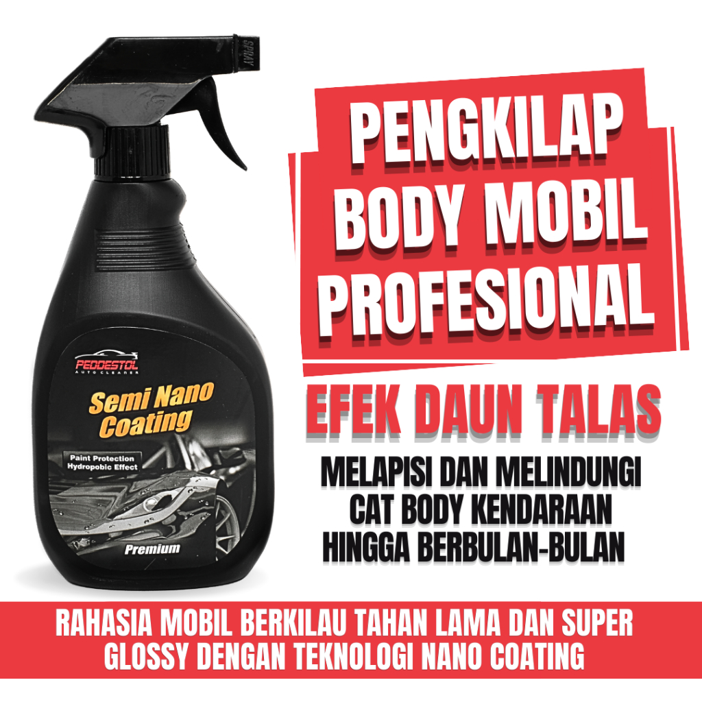 Jual PENGKILAP BODY MOBIL PENGKILAP KACA MOBIL EFEK DAUN TALAS SEMI NANO COATING CAIRAN PELAPIS ...