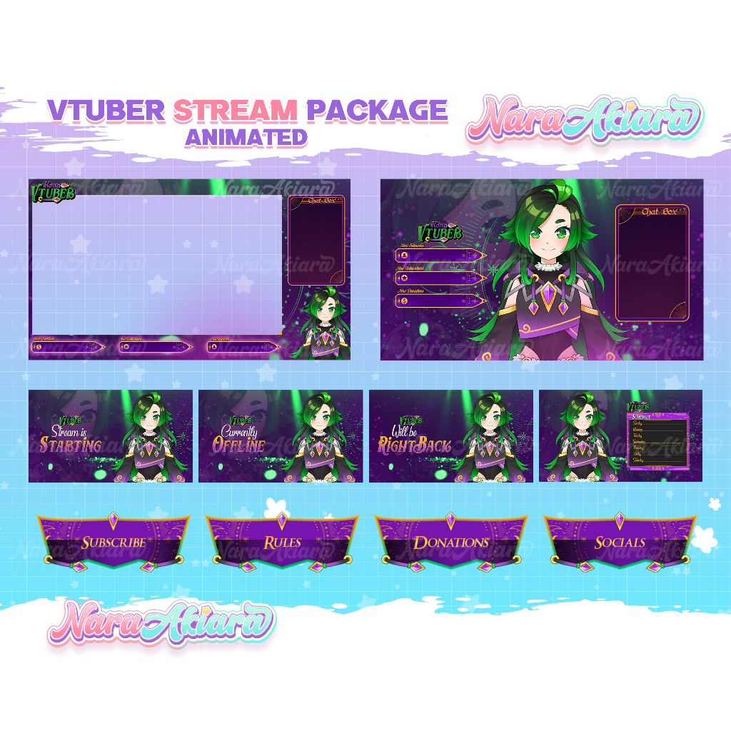 Jual Paket Overlay Streaming untuk Broadcast yang Lebih Memukau, Paket ...
