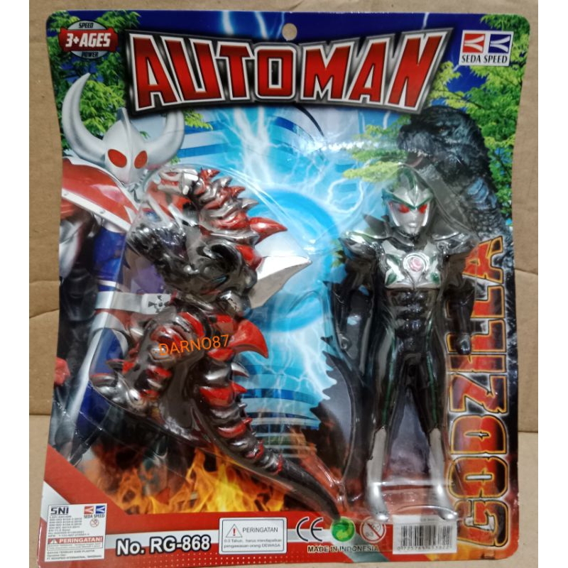 Jual MAINAN ROBOT AUTOMAN MONSTER RG 868 | Shopee Indonesia