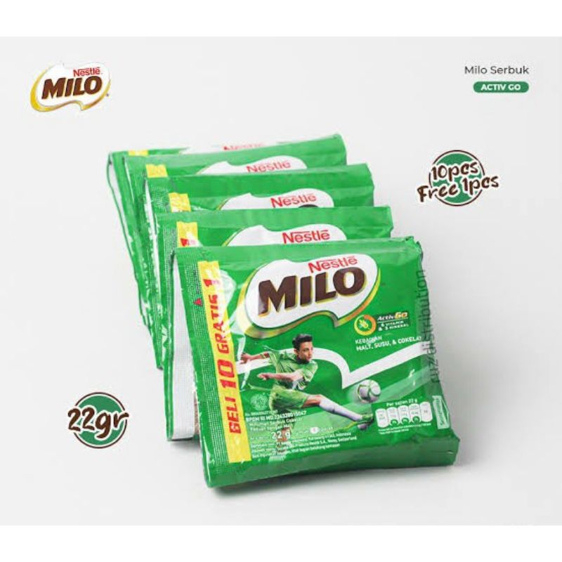 Jual Milo sachet 1 renteng / Susu Milo Ativ Go | Shopee Indonesia