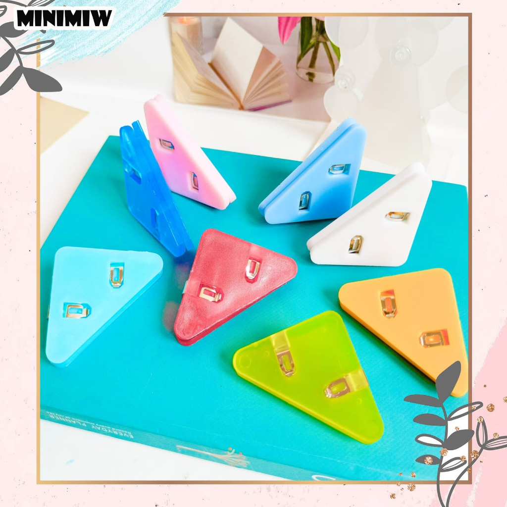 Jual TRIANGLE PAPER CLIP PENJEPIT SUDUT KERTAS CORNER CLAMP COD ...