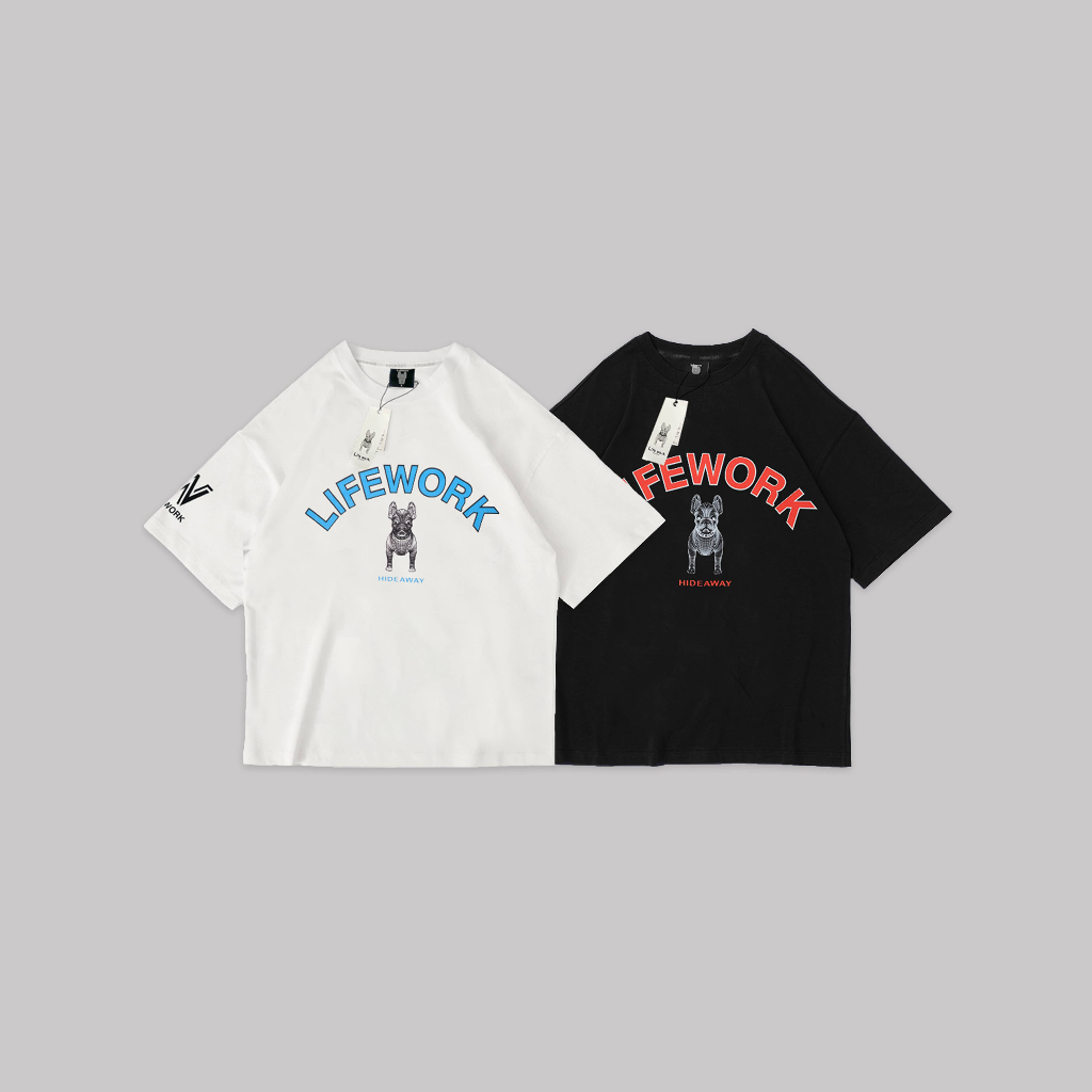 Jual LifeWork Curved Text T-Shirt | Shopee Indonesia