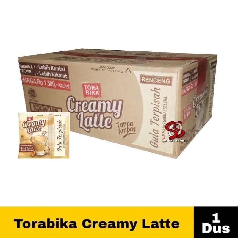 Jual Torabika creamylatte 1 dus exp 2026 | Shopee Indonesia