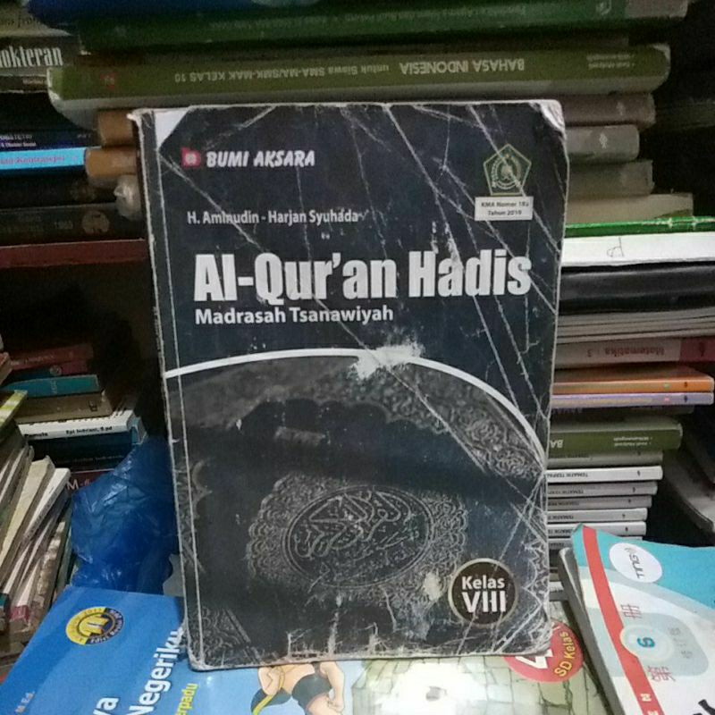 Jual buku Alquran hadis madrasah Tsanawiyah untuk SMP kelas 8 penerbit bumi aksara | Shopee ...