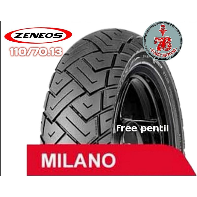 Jual BAN TUBELESS ZENEOS MILANO (130/70.13.-110/70.13) UNTUK NMAX FREE ...
