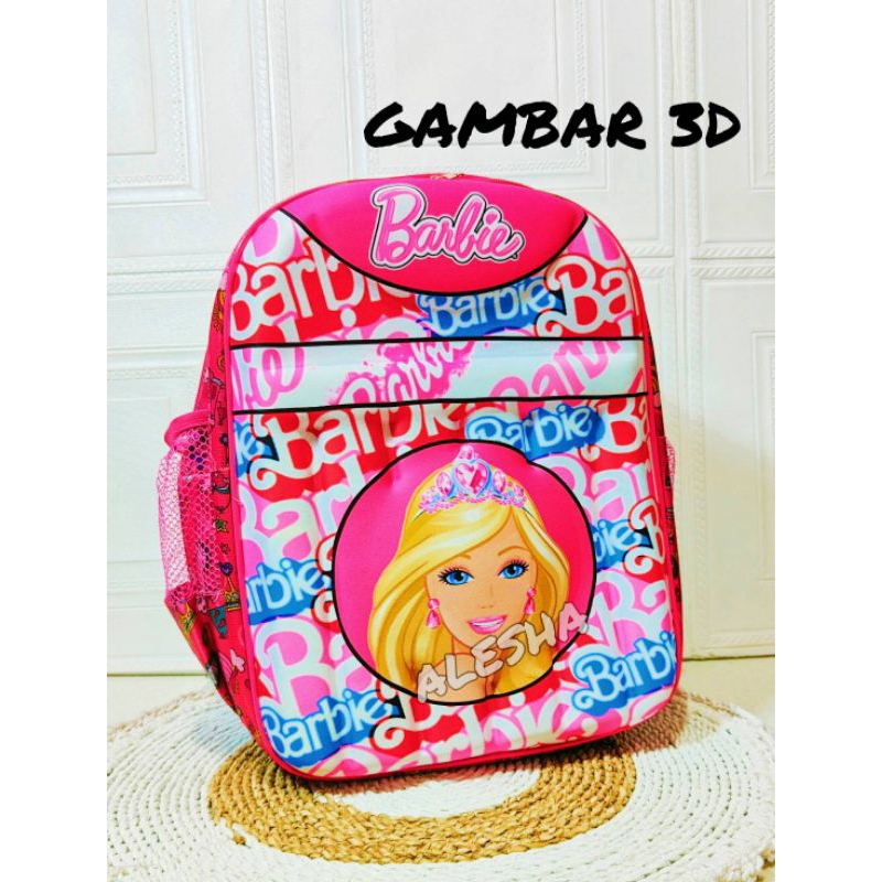 Jual TAS BARBIE TAS BERBI GAMBAR TIMBUL TAS NAK PEREMPUAN TK SD TAS ...