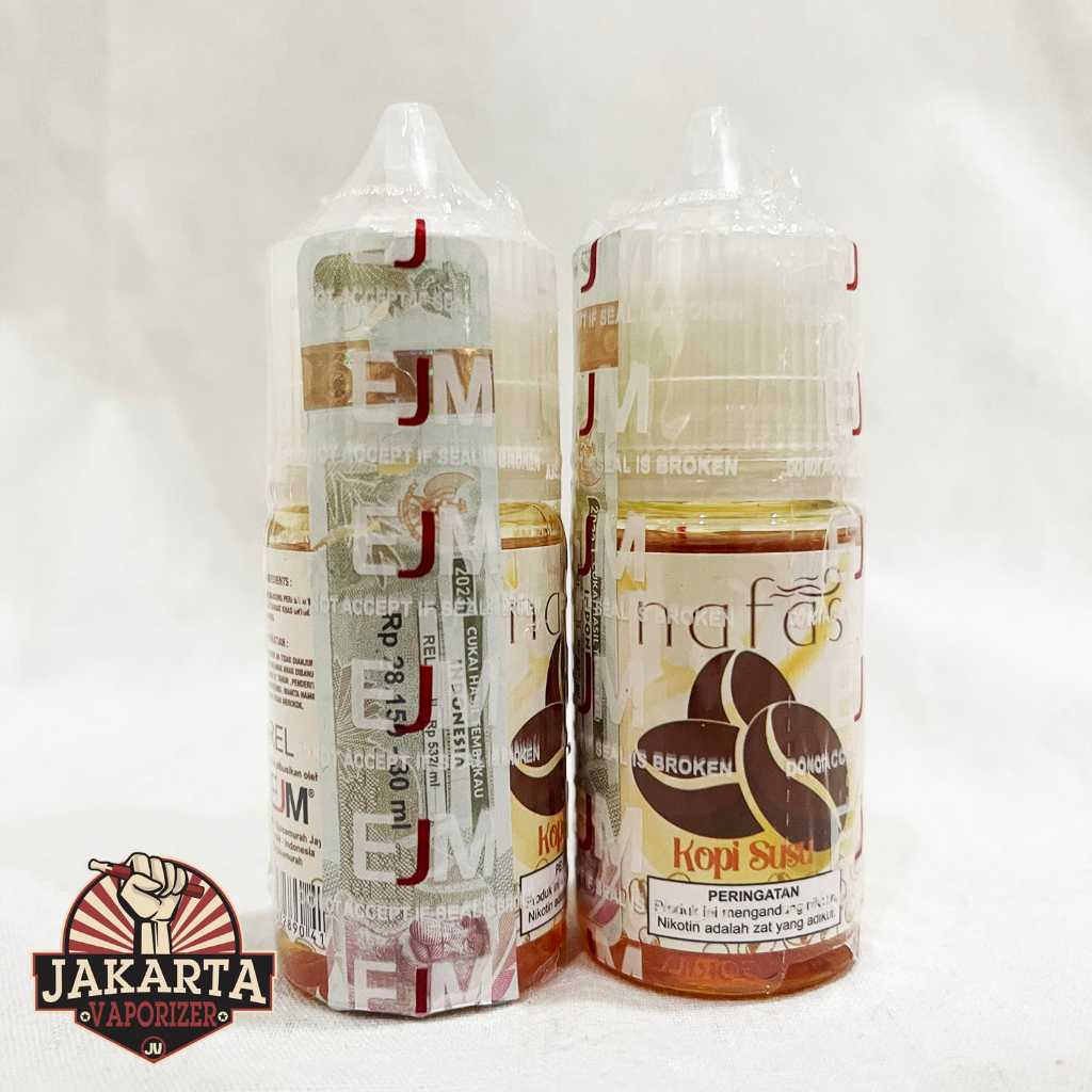 Jual [SALT] EJM NAFAS KOPI SUSU SALTNIC 30ML 12MG BY EJM X TICKETS BREW ...
