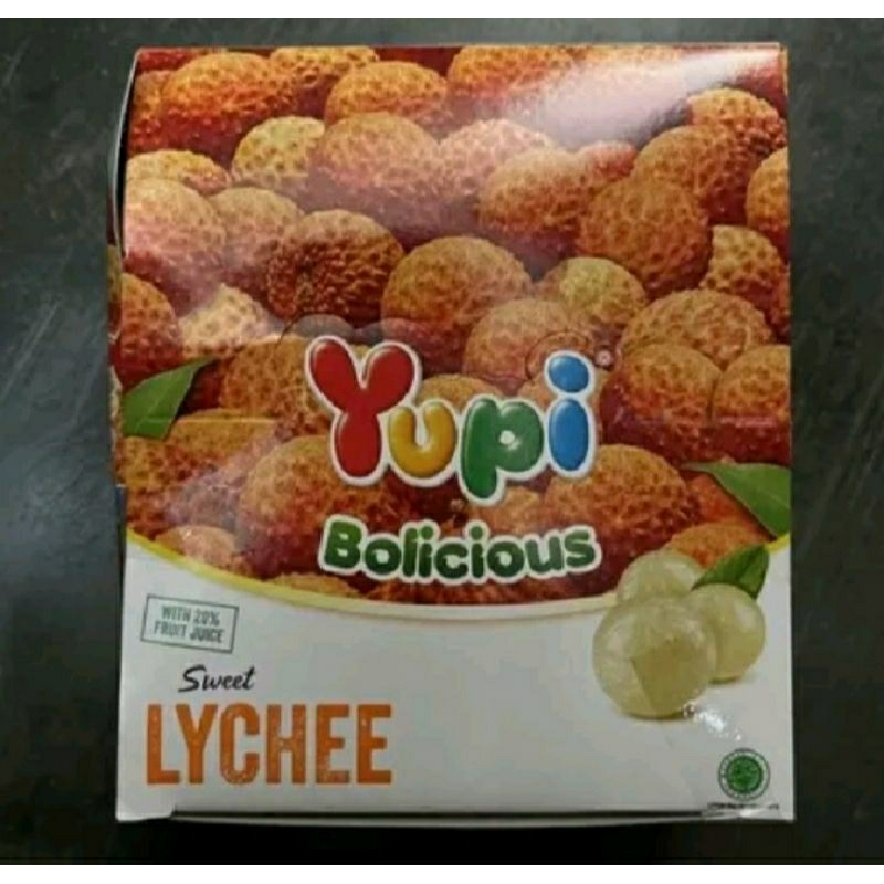 Jual PERMEN YUPI BOLICIOUS (Lychee & Jeruk) - 24 pcs | Shopee Indonesia