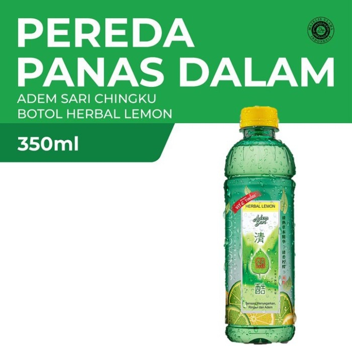 Jual Adem Sari Minuman Segar Bottle Herbal Lemon Vit C 350ml | Shopee ...