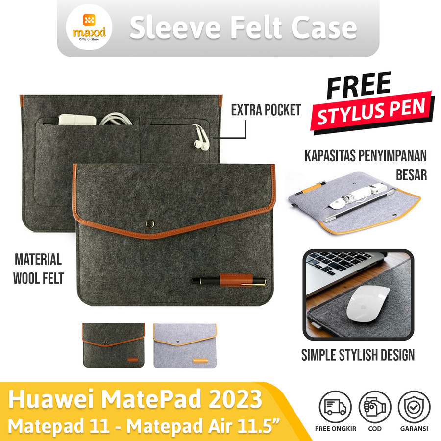 Jual Huawei MatePad 11 Air 11.5 inch 2023 Felt Tas Tablet Sleeve Case ...