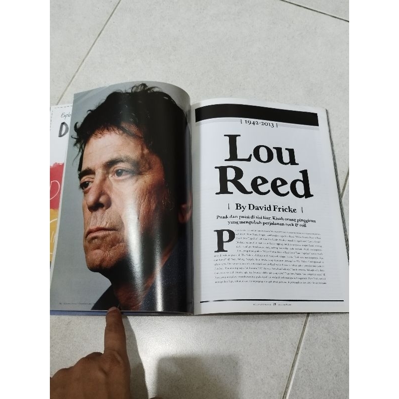 Jual Artikel panjang Kematian Lou Reed dan wawancara Andre Tiranda X ...